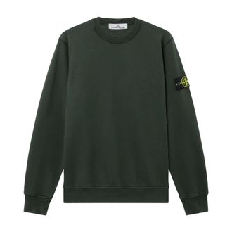 Stone Island Homme, Sweatshirts et sweats &agrave; capuche, Vert, Taille: 2XL 6100060 SweaT-shirt Molleton de Coton