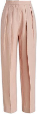 Stella McCartney Femme, Pantalons, Rose, Taille: 36 FR Wide Pantalons