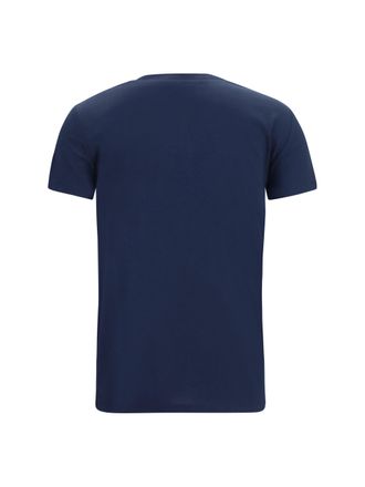 Max Mara Womens Papaia T-Shirt Blu Marino Cotton T-Shirts And Polos