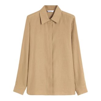 Max Mara Damen, Blusen & Hemden, Braun, SGr&ouml;&szlig;e