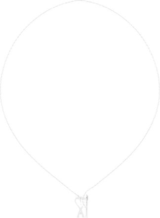 Ami unisex, Accessoires, Gris, Taille: ONE Size Ami de Coeur Chain Necklace