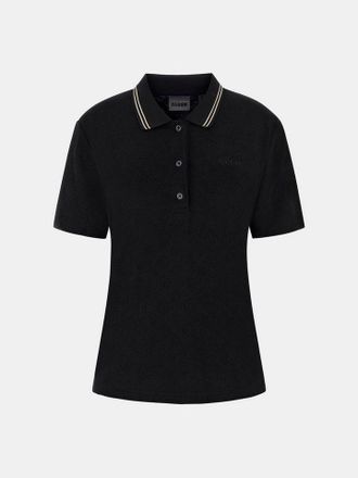 Guess Poloshirt - Enganliegendes Kurzarmshirt mit Knopfleiste - gestreifter Polo gestreifter Kragen