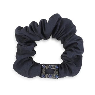 Roger Vivier Tres Vivier Stone Scrunchie - - Accessories - Damen - Blau - ONE SIZE