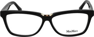 Max Mara MA-1066354 Full-Rim Rectangle Eyeglasses - Black