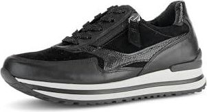 Gabor Baskets basses pour femme, Noir 37, 39 EU Large