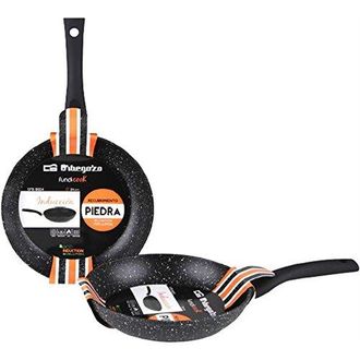 Orbegozo SFB 8032 - Po&ecirc;le &agrave; frire en aluminium forg&eacute;, surface antiadh&eacute;sive, sans PFOA, 1 litre, noir, diam&egrave;tre 32 cm