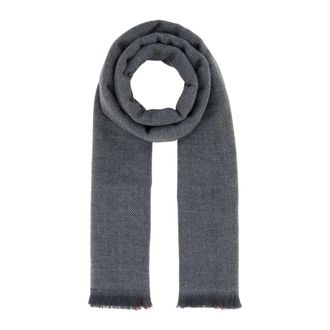 Brunello Cucinelli &Eacute;charpe en laine et cachemire - Homme - Accessoires - Gris - Taille: ONE Size