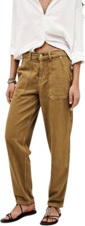 BA&SH Femme, Pantalons, Brun, Taille: 44 FR Cali pantal&oacute;n carrot