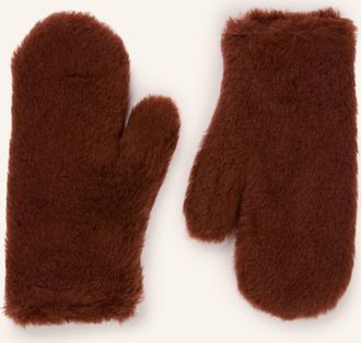 Max Mara F&auml;ustlinge Ombrato Mit Cashmere rot