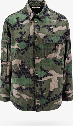Valentino Cotton jacket with camouflage motif - VALENTINO - gender_Man