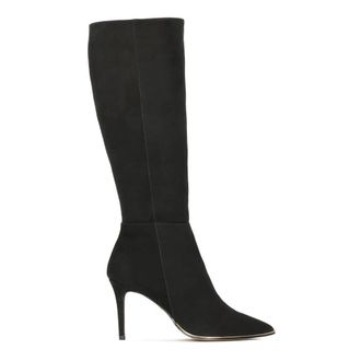 Kazar Nubukstiefel mit spitz zulaufenden Zehen - - Shoes - Damen - Schwarzk - 36 EU