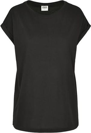 Urban Classics T-Shirt Organique Femme Femme T-Shirt Manches Courtes Noir XXL 100% Coton Large