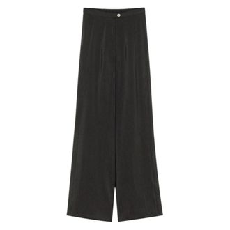 Forte_Forte Damen, Hosen, Schwarzk, SGr&ouml;&szlig;e