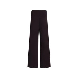 Alberta Ferretti Femme, Pantalons, Brun, Taille: 38 FR Wide Pantalons