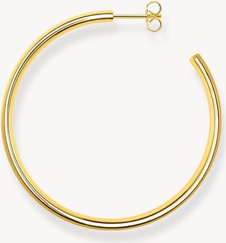 Thomas Sabo Gro&szlig;e, vergoldete Creolen in Goldoptik