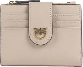 Pinko Pinko, Femme, Accessoires, Beige, Taille: ONE Size Multi Purpose Wallet Vitello Seta