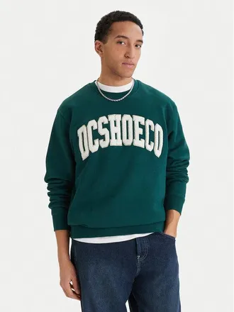 DC Sweatshirt Varsity EDYFT03547 Gr&uuml;n Regular Fit