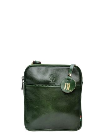 Anna Luchini Gr&uuml;n Rindsledertasche