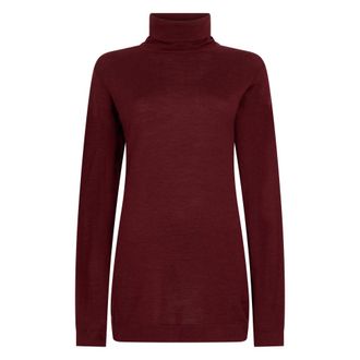 Malo Strickware - - Knitwear - Damen - Rot - L
