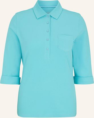 Joy Joy Sportswear Piqu&eacute;-Poloshirt Gisele Mit 3/4-Arm blau