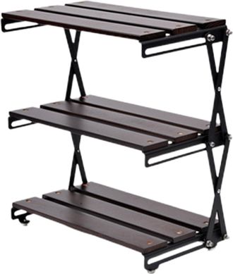 Generic Aufbewahrungsregal - Faltbare Aufbewahrungsregale aus 3-lagigem Edelstahl | Platz f&uuml;r multifunktionale, faltbare Ausstellungsregale, einfach zu instal