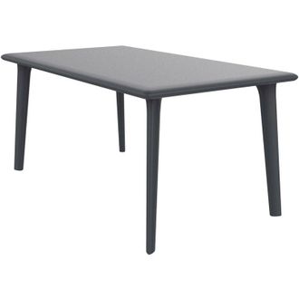 Resol DESSA Table Rectangulaire Int&eacute;rieur, Ext&eacute;rieur 160x90 Gris Fonc&eacute;