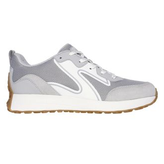 Skechers Gusto Sneaker f&uuml;r Damen, Wildleder-Panel (Grau)