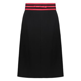 Red Valentino Rock mit Gummizug - - Skirts - Damen - Schwarzk - 2XS