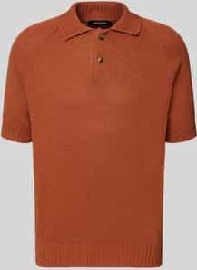 Gran Sasso Regular Fit Poloshirt aus Baumwoll-Kaschmir-Mix mit Knopfleiste
