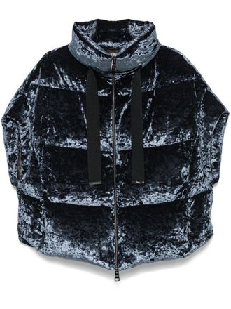 Herno gilet en velours - Bleu