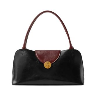 Versace Vivian Leder East/West Schultertasche - - Bags - Damen - Schwarzk - ONE SIZE