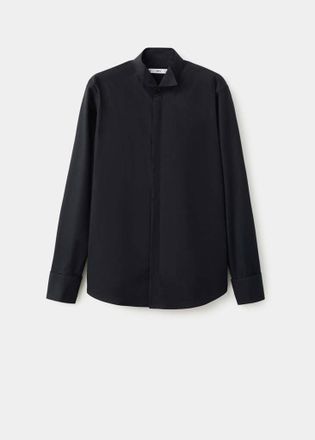 Mango Chemise 100 % coton slim-fit noir - Homme - XS - MANGO MAN