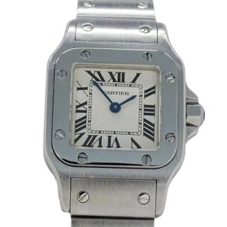 Cartier Pre-owned Santos Galb&eacute;e Armbanduhr - - Pre-owned - Damen - Wei&szlig; - ONE SIZE