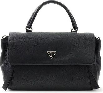 Guess Devon Henkeltasche mit &Uuml;berschlag - - Bags - Damen - Schwarzk - ONE SIZE