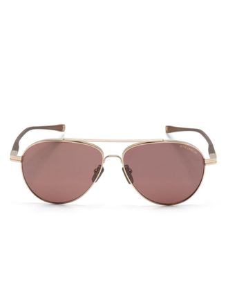 Dita Eyewear lunettes de soleil LSA-418 &agrave; monture pilote - Marron