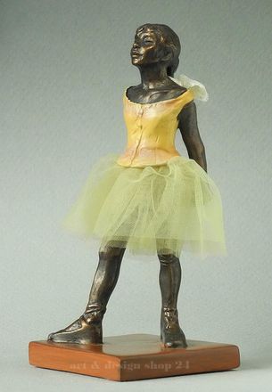 Parastone Pocket Art - Museums Miniaturskulptur - Die kleine T&auml;nzerin (M) - 11cm, nach Edgar Degas - Petit Danseuse