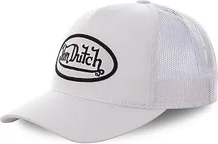 Von Dutch Casquette avec Mesh Unisexe Casquette Blanc 50% Coton, 50% Polyester