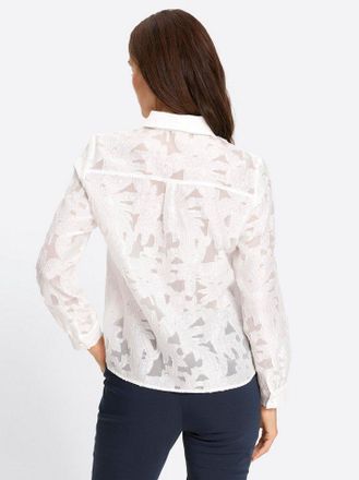 Heine Klassische Bluse Bluse Langarm
