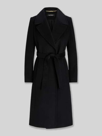 Lauren Ralph Lauren Mantel aus Wolle mit Bindeg&uuml;rtel