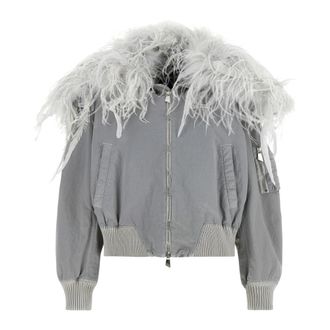 The Attico Bomberjacke - - Jackets - Damen - Grau - XS