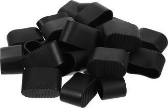 Hemobllo Stuhlbeinschoner Oval aus Gummi 24 St&uuml;ck rutschfeste M&ouml;belgleiter f&uuml;r Esszimmerst&uuml;hle Tische und Betten im Innen und Au&szlig;enbereich