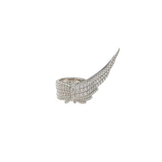 Zadig&Voltaire Femme, Accessoires, Gris, Taille: 52 MM Rock Spread Your Wings Ring