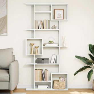 vidaXL Biblioth&egrave;que blanc 92x29x188 cm bois ding&eacute;nierie Vidaxl