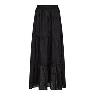 Mos Mosh MOS Mosh, Femme, Jupes, Noir, Taille: 42 FR Maxi Skirt