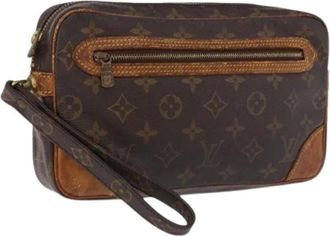Louis Vuitton Pre-owned Monogram Canvas Clutch - Femme - Pre-owned - Brun - Taille: ONE Size