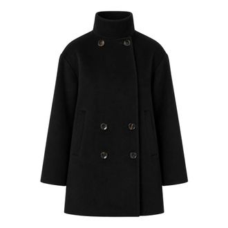 Max Mara Kurzer Zweireiher - - Coats - Damen - Schwarzk - M