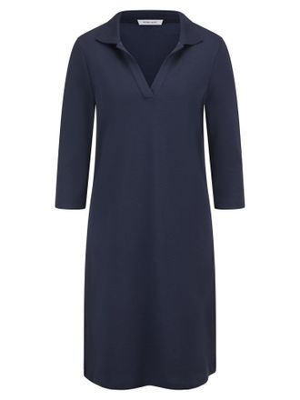 Peter Hahn Polo-Kleid 3/4-Arm Peter Hahn blau