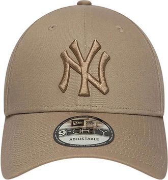 New Era Wmns Mini Logo 9Forty Neyyan Drswhi - - Accessories - unisex - Beige - ONE SIZE