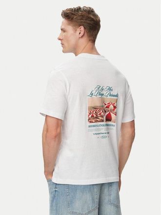 Jack & Jones Jack & Jones T-Shirt Cassis Photo Back 12295050 Wei&szlig; Relaxed Fit