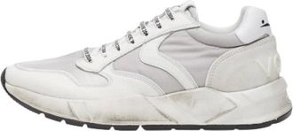 Voile Blanche Homme, Chaussures, Gris, Taille: 40 EU Baskets Blanches avec Dessus en Daim